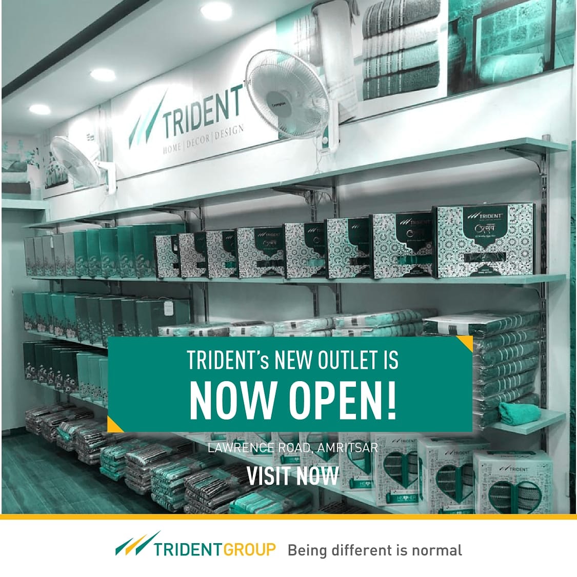 TRIDENT opens its 1st exclusive brand store in Amritsar. - Hello Tricity