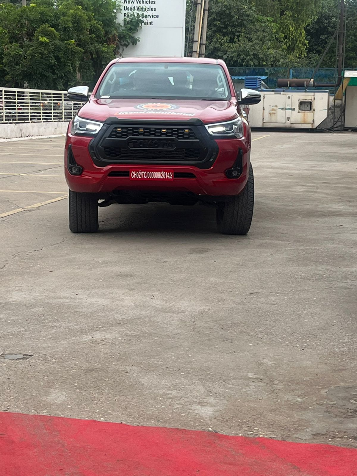 Toyota Hilux off and on road thrilling drive begins - Hello Tricity