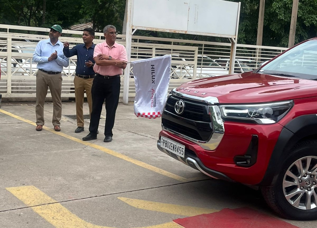Toyota Hilux off and on road thrilling drive begins - Hello Tricity