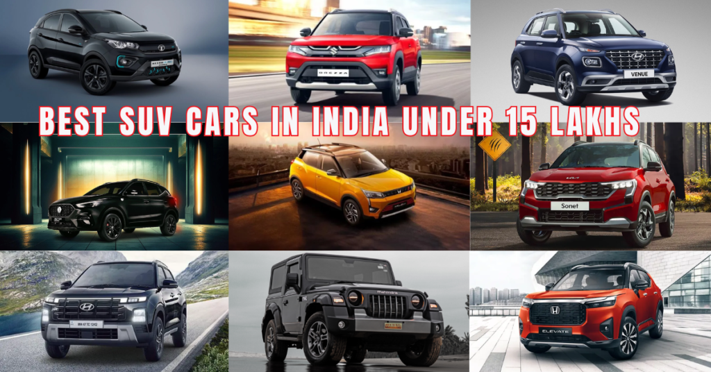 Best SUV cars in India Under 15 lakhs - Hello Tricity