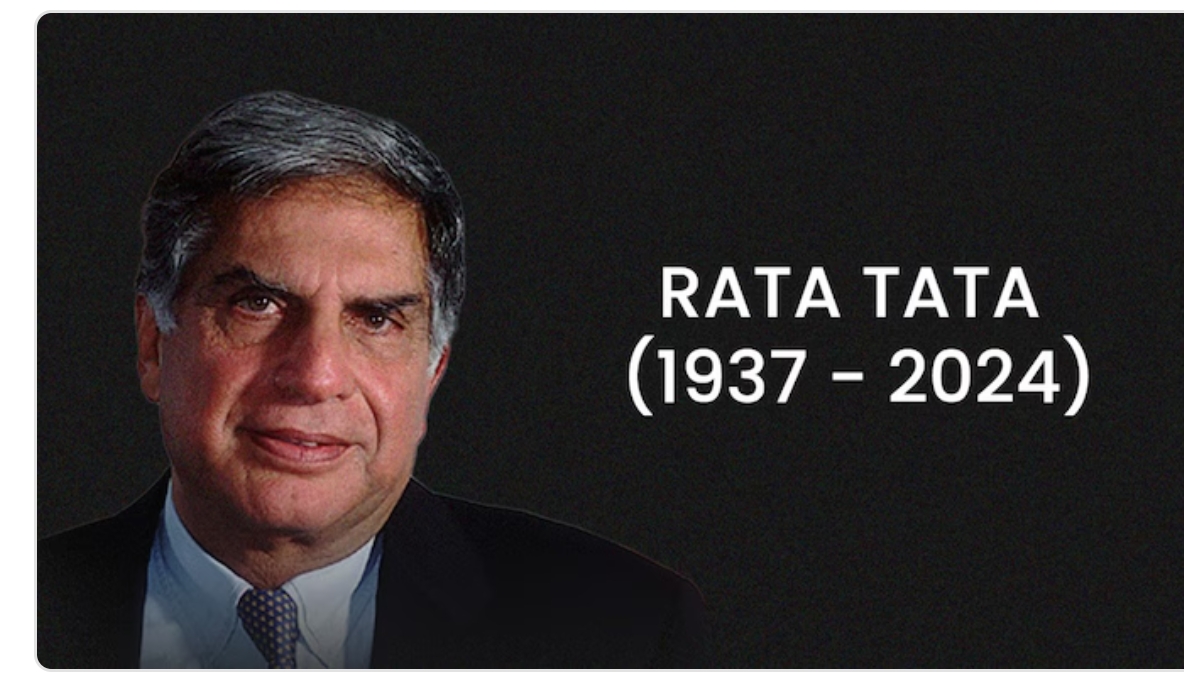 Ratan Tata, National Icon, Dies At 86 - Hello Tricity