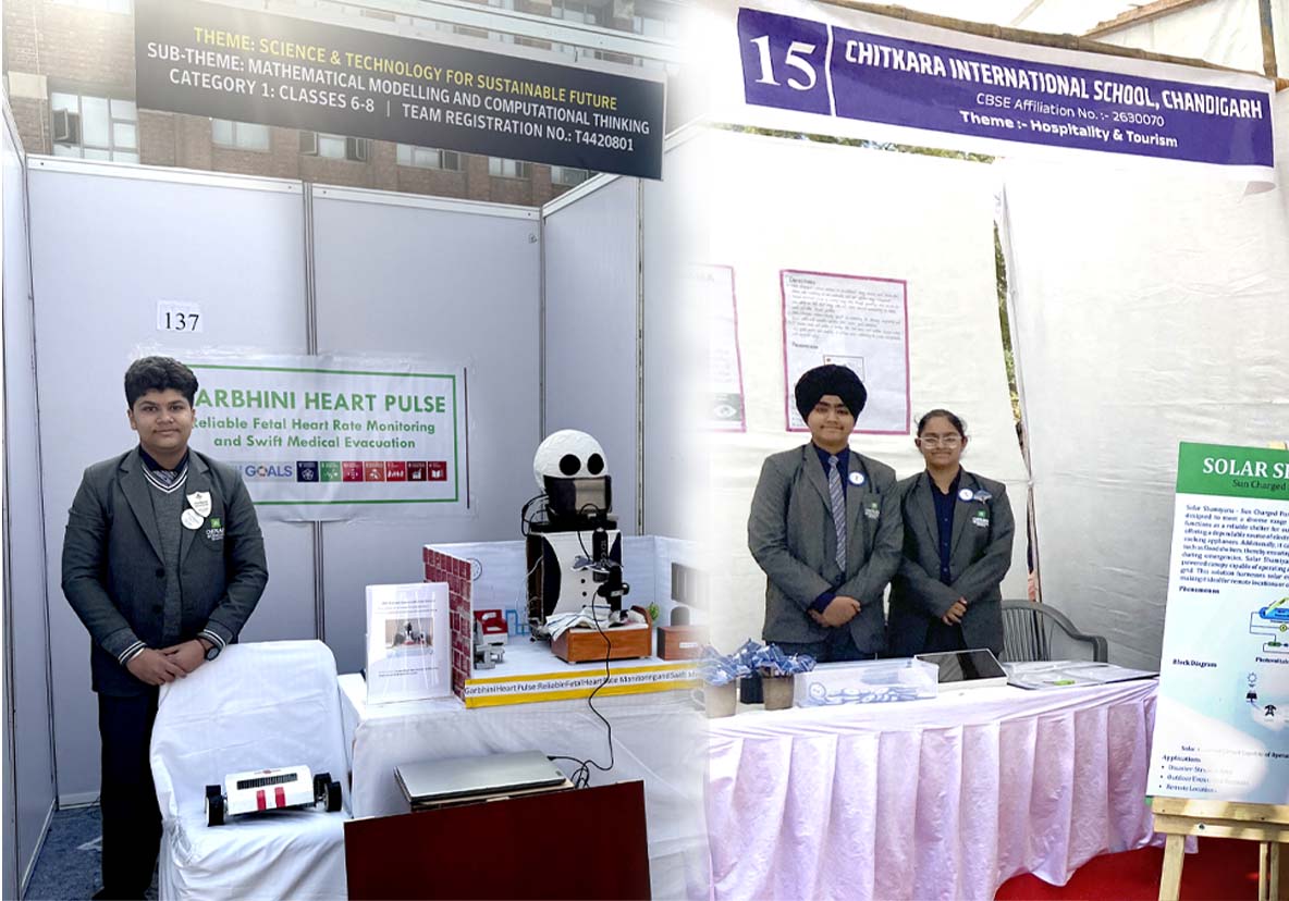 Brilliant trailblazers of Chitkara International School shine at the CBSE National Science ...